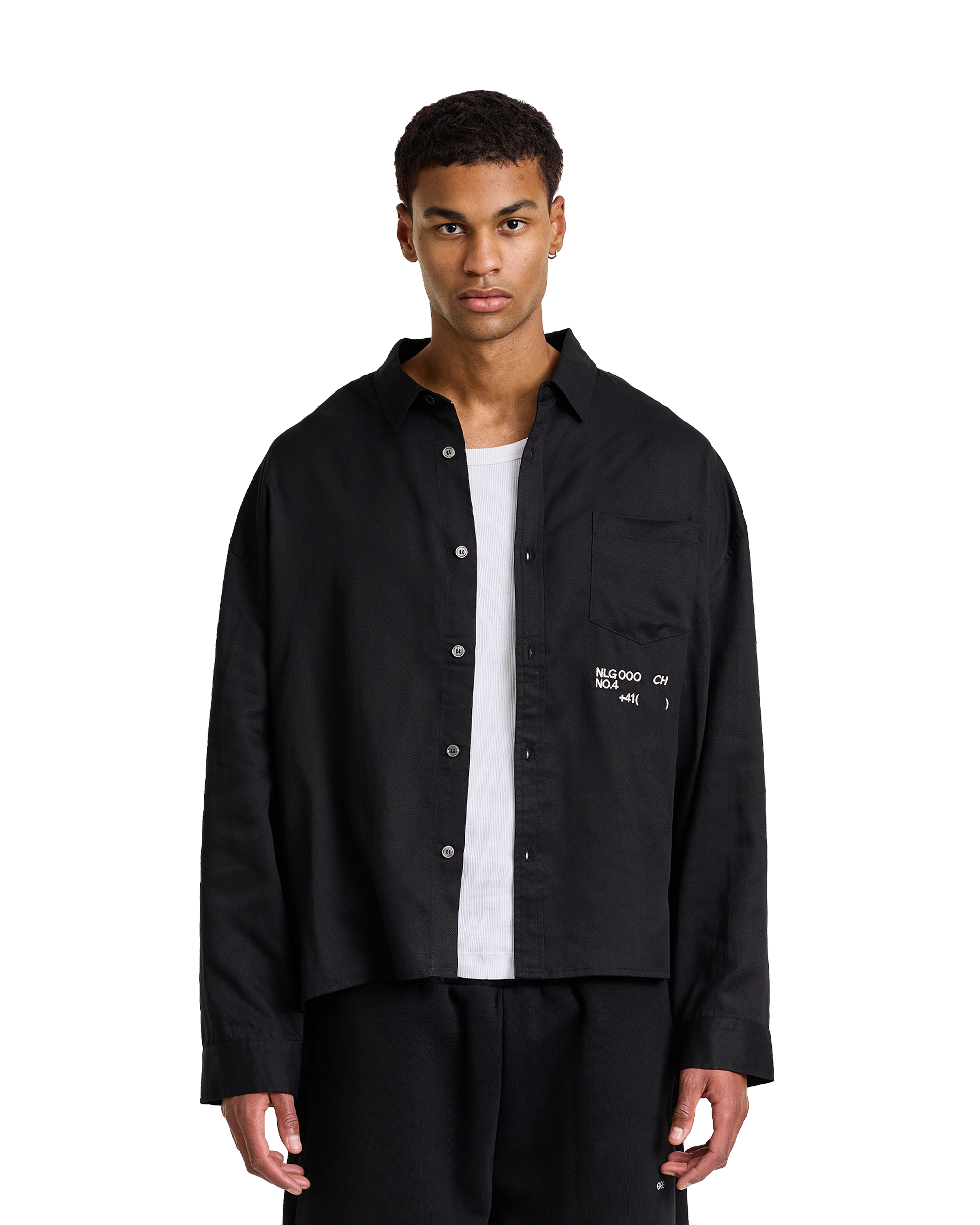 +41 Shirt Black | NOLOGO Swiss Streetwear